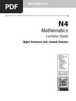 Mathematics N3 Study Guide | PDF | Division (Mathematics) | Factorization