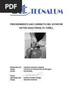 Norma NFPA 10: Extintores Portátiles | PDF