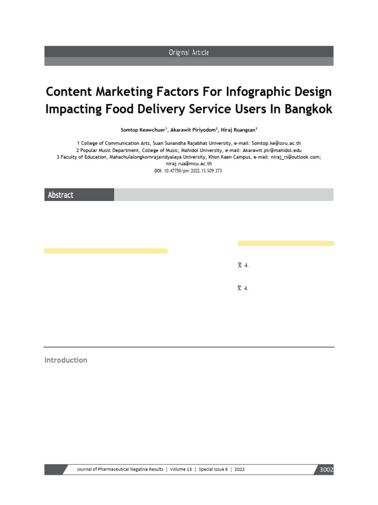 Content Marketing Factors For Infographic Design | PDF | Marketing ...