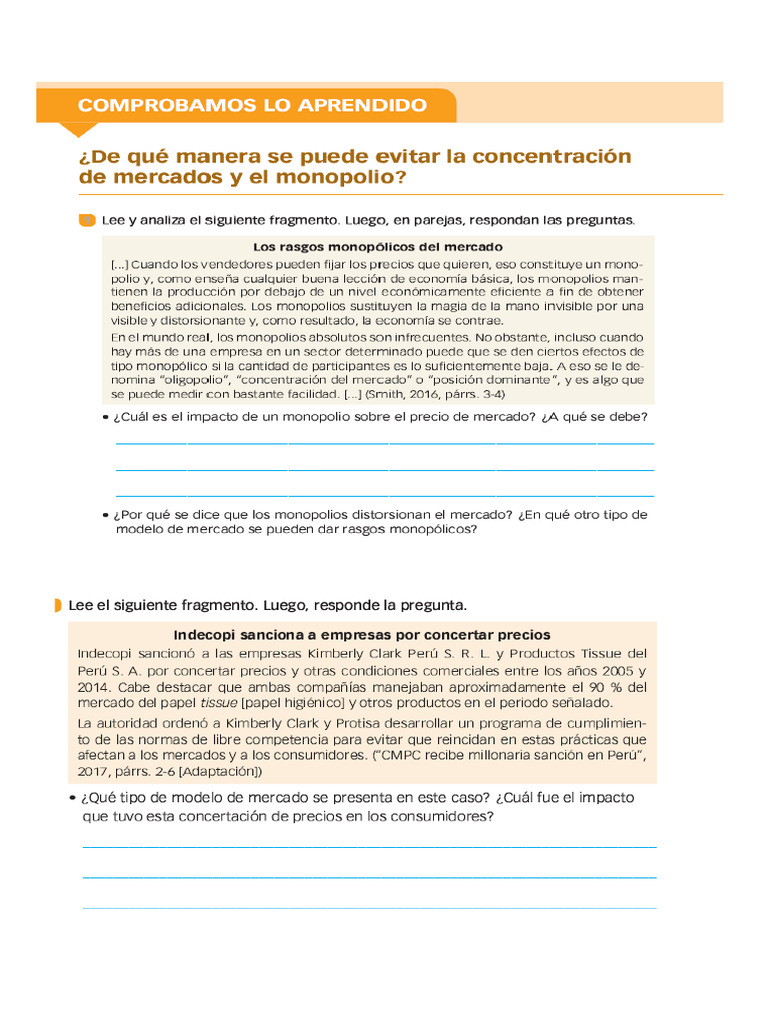 Ficha 3ero Comprobamos Lo Aprendido | PDF