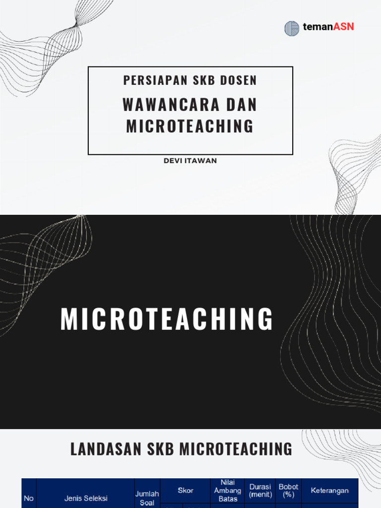 Persiapan SKB Microteaching Dosen | PDF | Seni | Komputer