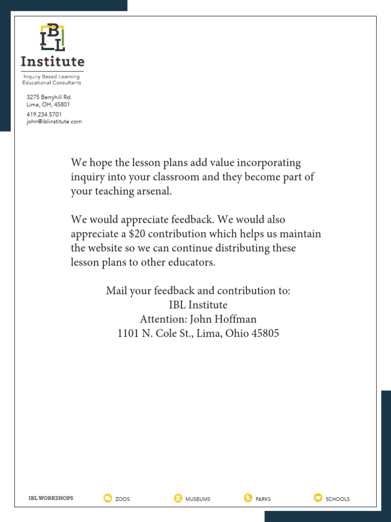 c Dubia Lesson Final | PDF | Reproduction | Inquiry Based Learning