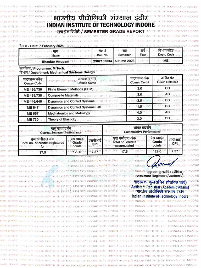 MTech_SEM_1 | PDF MTech_SEM_1 | PDF