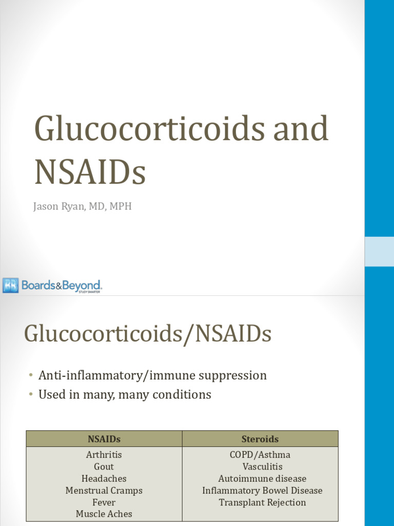 Glucocorticoids and NSAIDs Atf | PDF | Nonsteroidal Anti Inflammatory Drug | Glucocorticoid