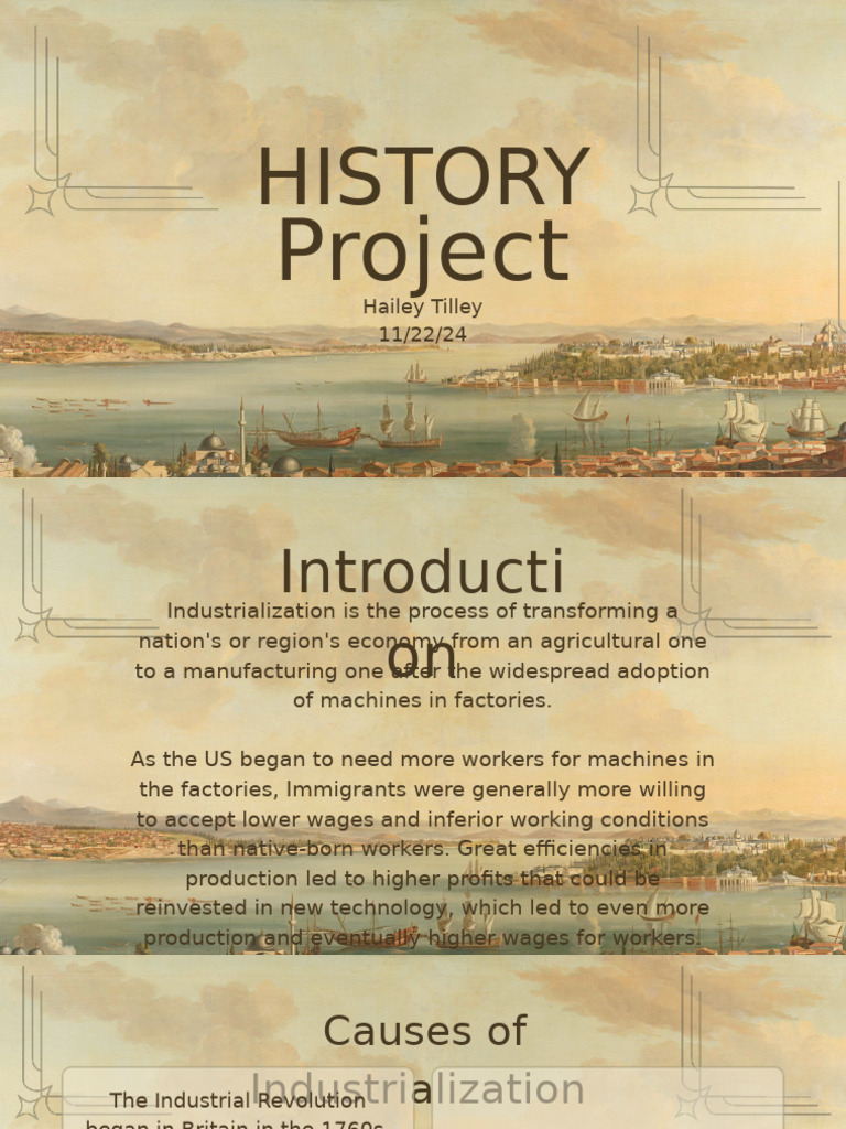 Industrialization and Immigration Project | PDF | Immigration | Poverty