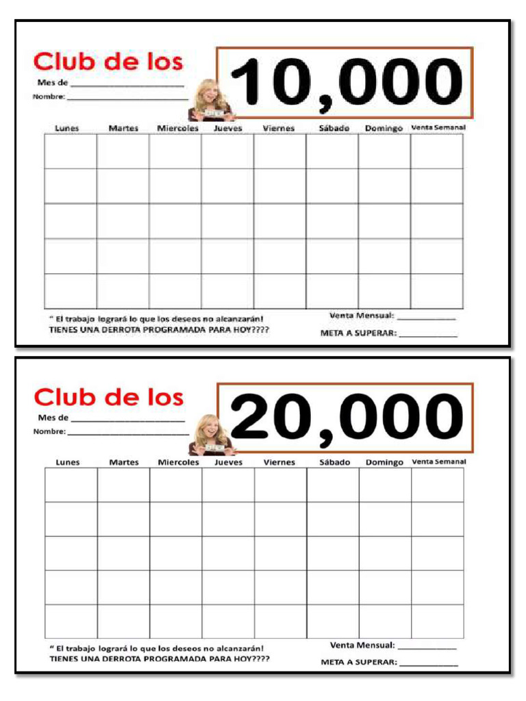 Club Venta Del Mes. | PDF