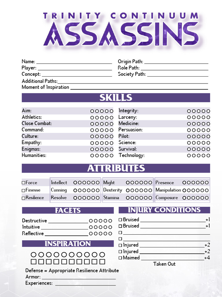 Comprehensive Skills and Attributes Guide | PDF