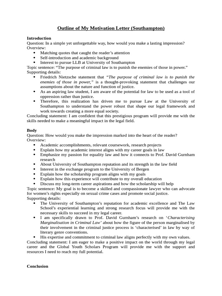 Justine Heidi Esai Motivasi GYSP | PDF | Justice | Crime & Violence