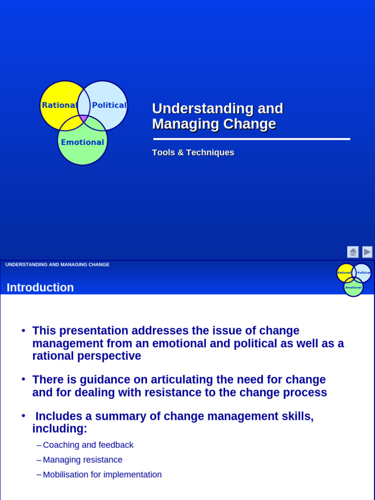 Understanding and Managing Change | PDF | Learning | Experience