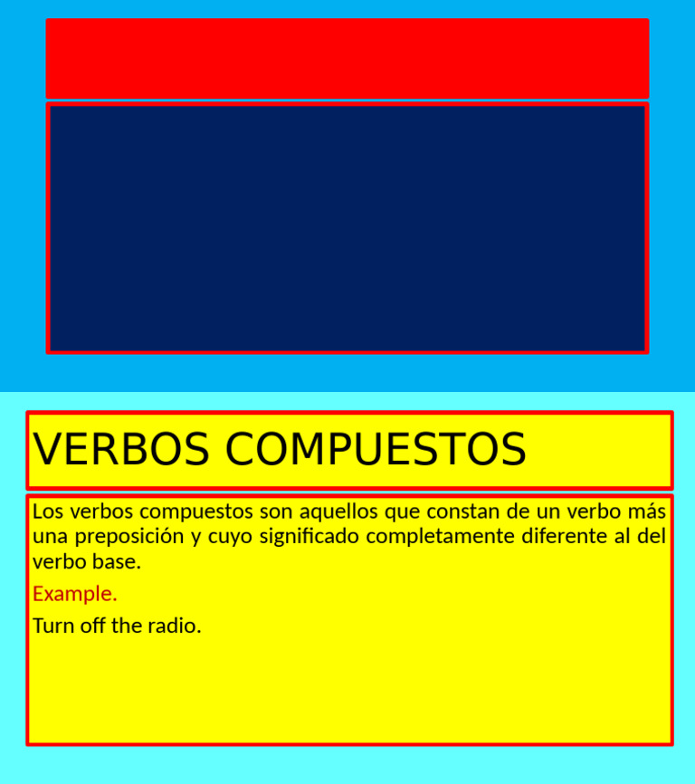 Verbos Compuestos | PDF | Artes del Lenguaje y Comunicación