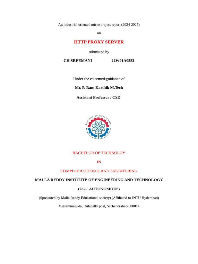 CN Lab Project | PDF | Proxy Server | Computer Network