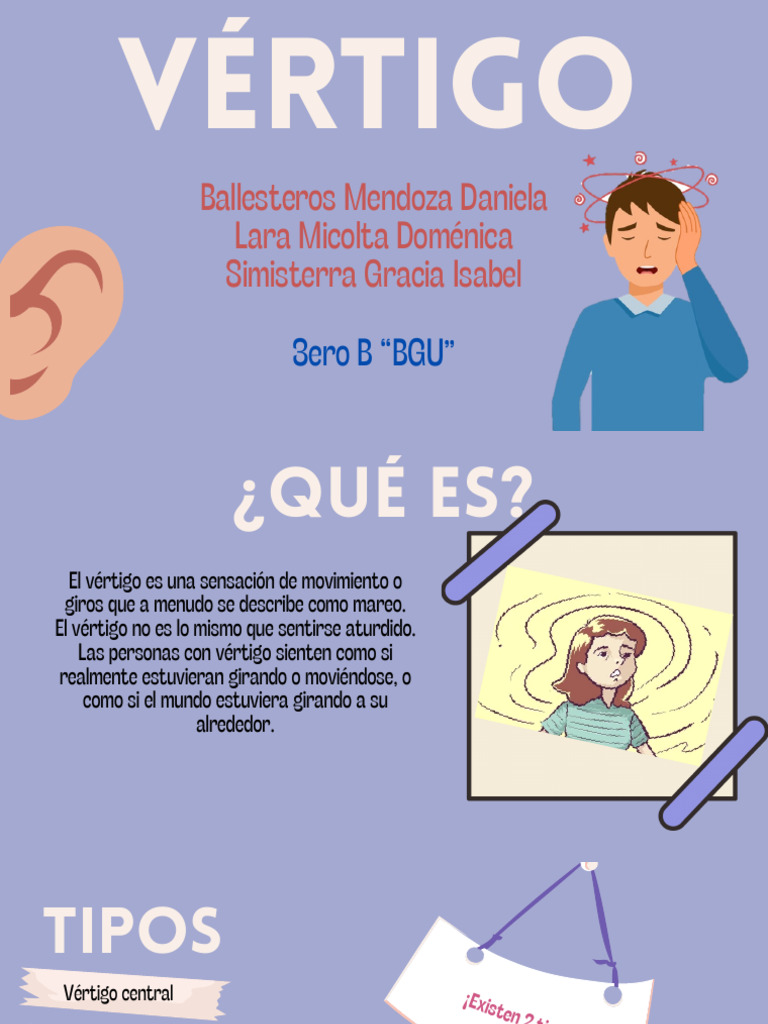 VÉRTIGO | PDF | Vértigo | Oído