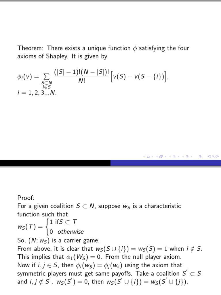 Shapley Value-Lec - 25 | PDF | Function (Mathematics) | Mathematical Objects