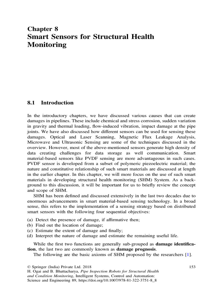 Smart Sensors For Structural Health | PDF | Beam (Structure ...