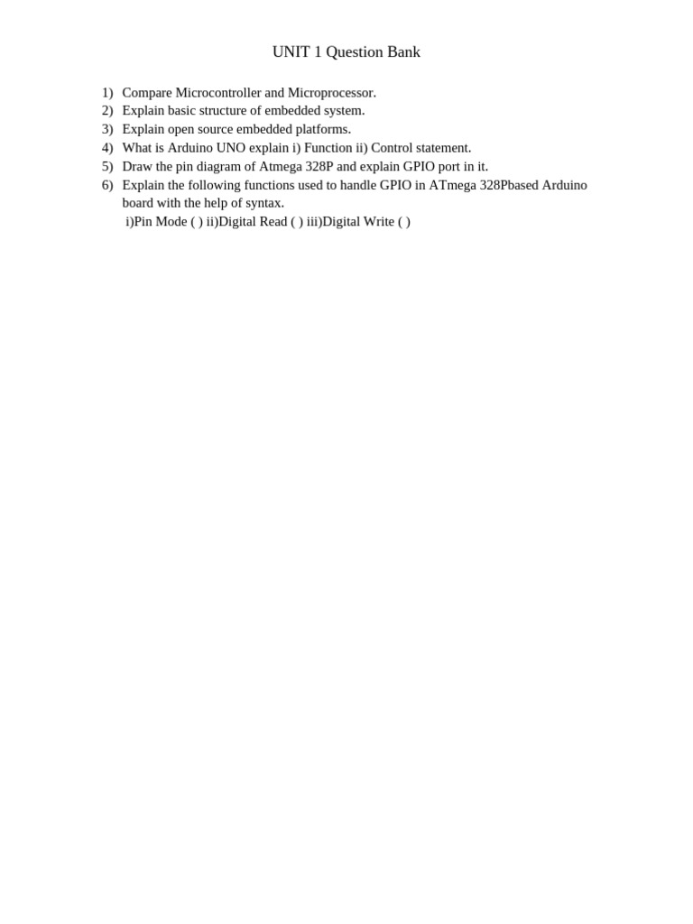 UNIT 1 Question Bank | PDF | Games & Activities | Computers