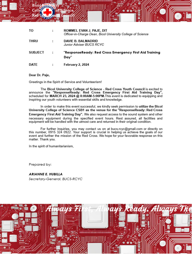 Efat Proposal Letter | PDF | Social Science | Wellness