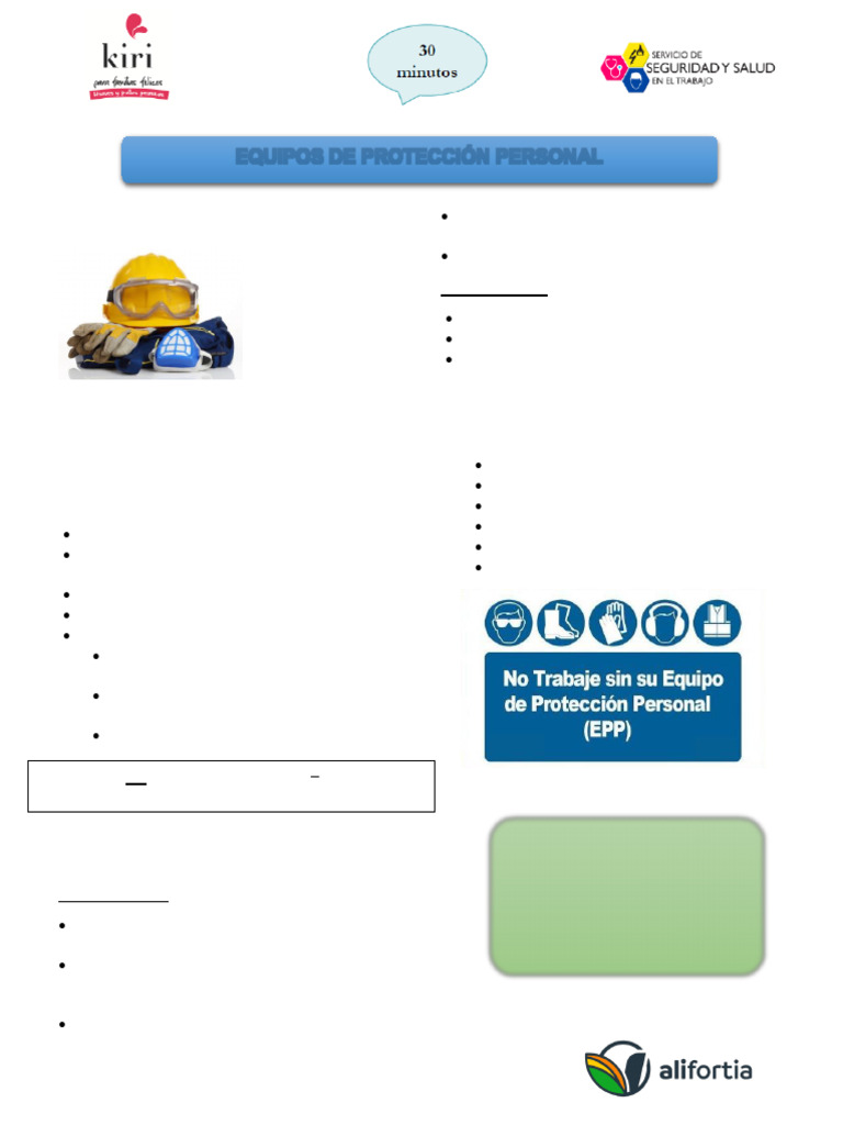 Capacitacion 30min EPP | PDF