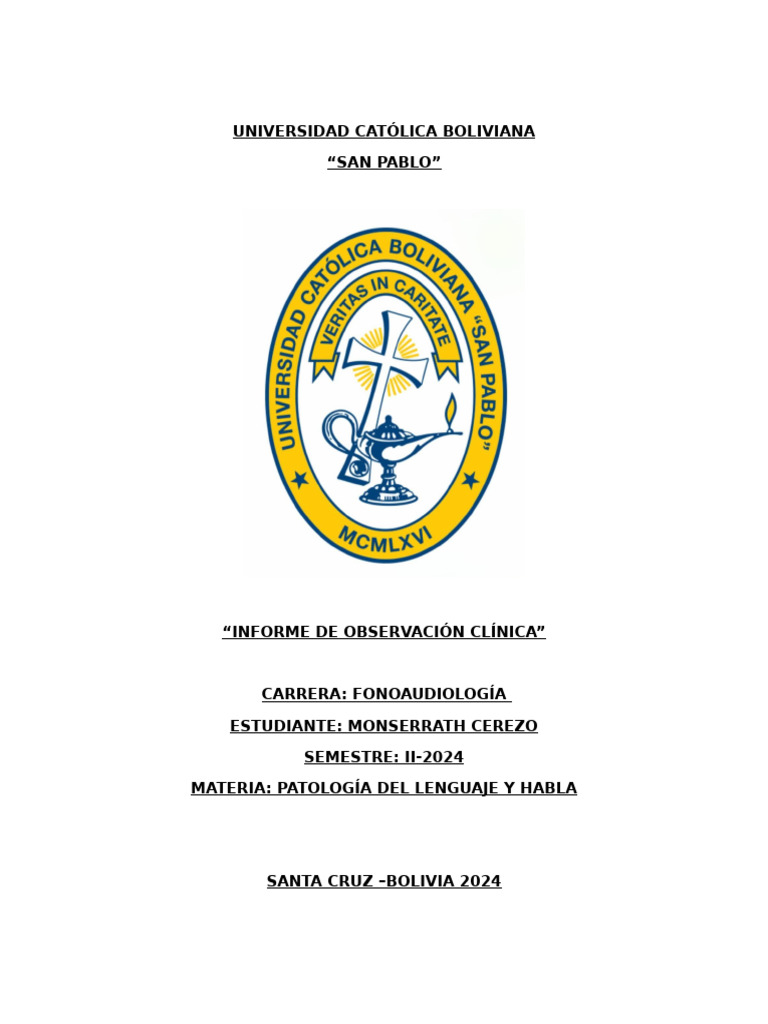 Observacion Clinica Paciente Con TEA | PDF | Espectro autista | Memoria