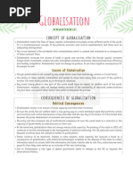 12 Political Science - Globalisation - Notes | PDF | Globalization ...