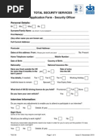 Lesp (Security) New Application Form 08-2016 | PDF | Security Guard ...