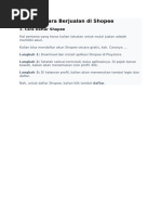 Panduan Lengkap Aplikasi OLSERA | PDF