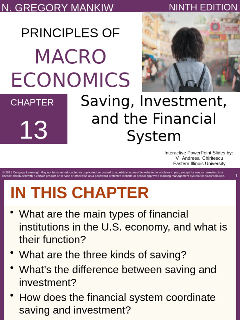 Interactive CH 13 Saving, Investment, and The Financial System 9e | PDF ...