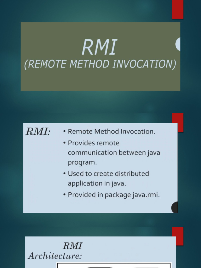 Remote Interface and RMI Implementation Guide | PDF | Business | Computers