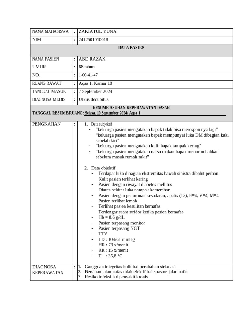 Laporan Resume | PDF