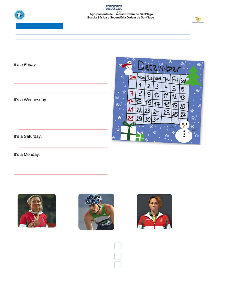 Worksheet9 Dates | PDF