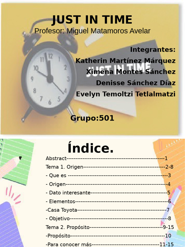 Just in Time 1-2 | PDF | Lean Manufacturing | Inventario