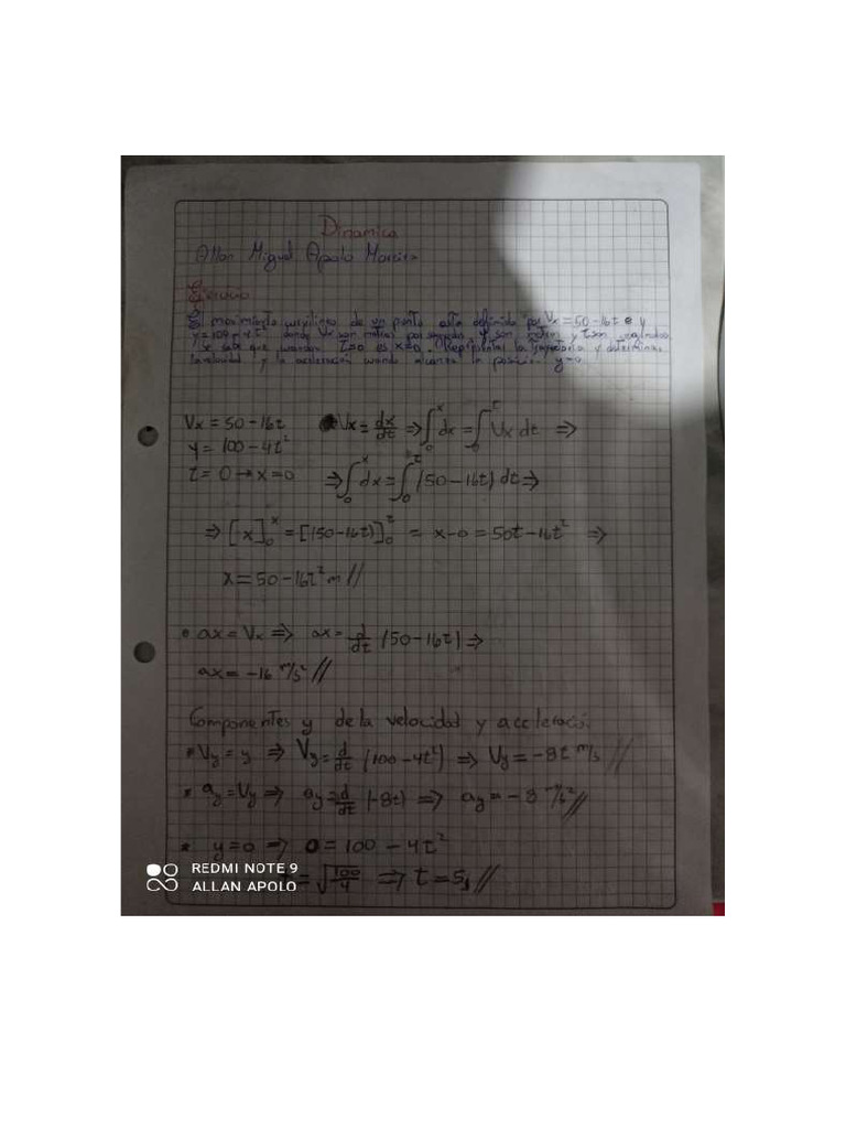 Actividad de Dinamic | PDF