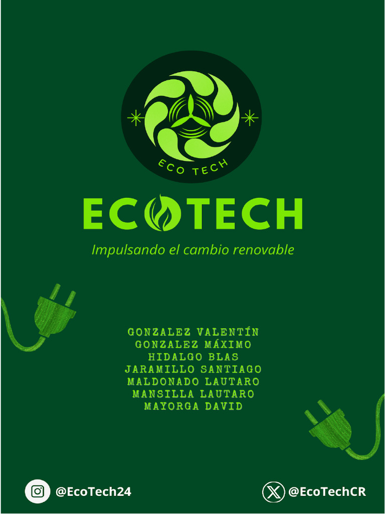 Informe Proyecto EcoTech 2024 CDF | PDF | Energía renovable | Energía solar