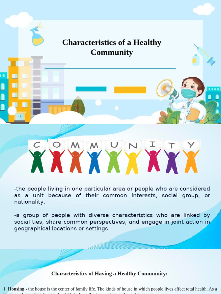 Key Traits of Healthy Communities | PDF | Pollution | Soil