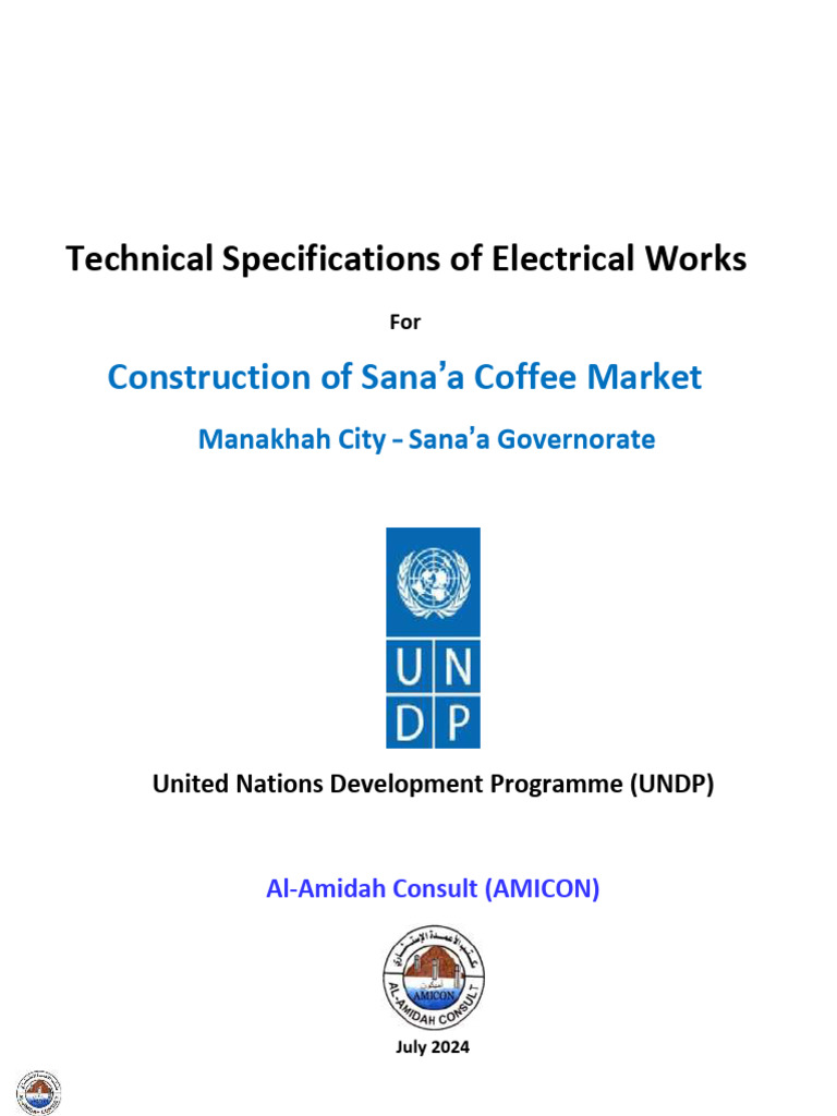 12 Specs-Electrical | PDF | Electrical Wiring | Specification ...