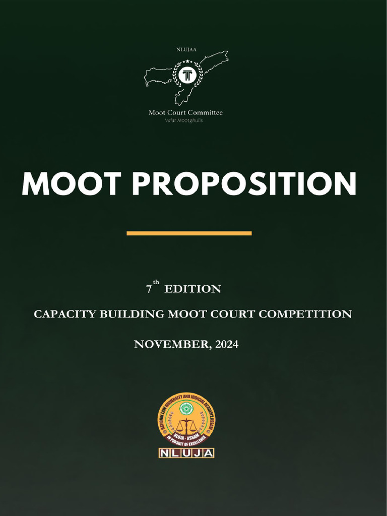 Moot Proposition - 7th Annual Capacity Building Moot Court Competition, 2024 | PDF | Trees