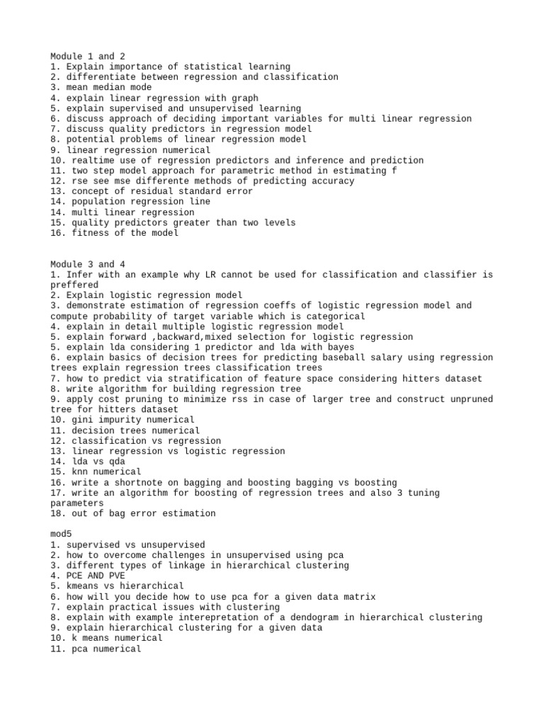Module 1 and 2 | PDF | Technology & Engineering