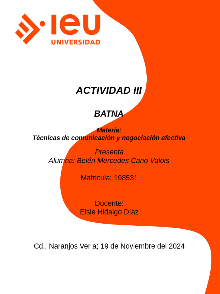 Actividad 3 BATNA | PDF | Negociación | Hospital