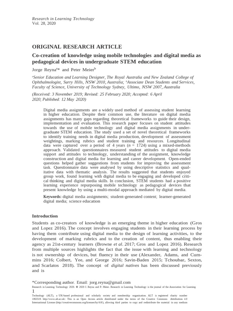 Jurnal Internasional Metopen | PDF | Educational Technology | Science