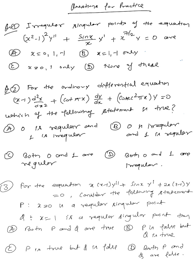 Practice Problem Pdf Equations Mathematical Objects