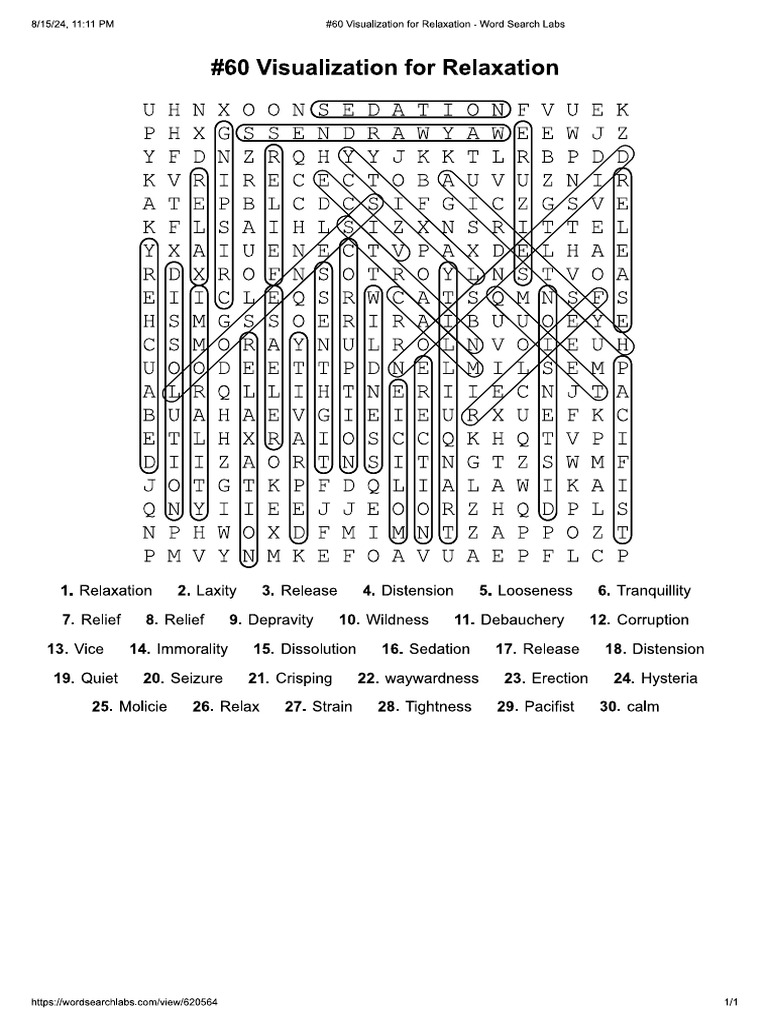 #60 Visualization For Relaxation R | PDF