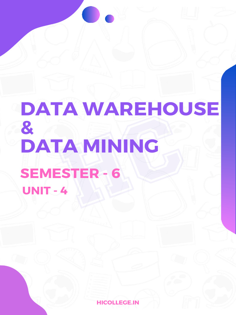 U 4 Data mining | PDF | Machine Learning | Data Mining