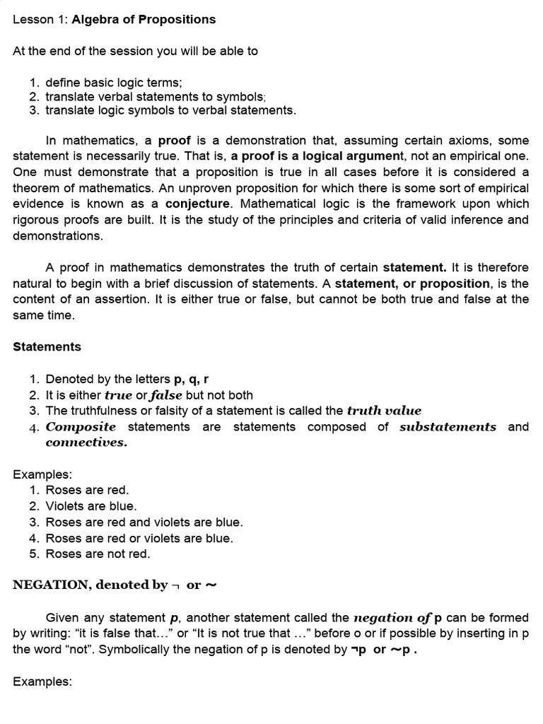 L1 Logic | PDF | Theorem | If And Only If