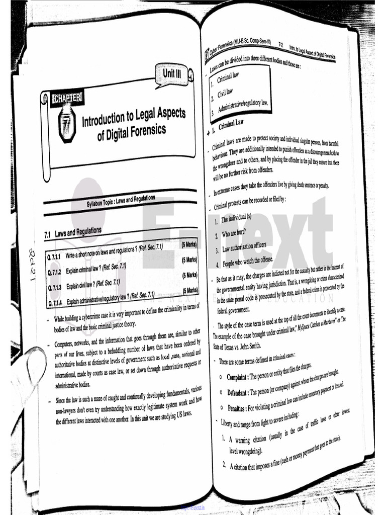Unit-3.2 Introduction To Legal Aspects of Digital Forensics (E-Next ...