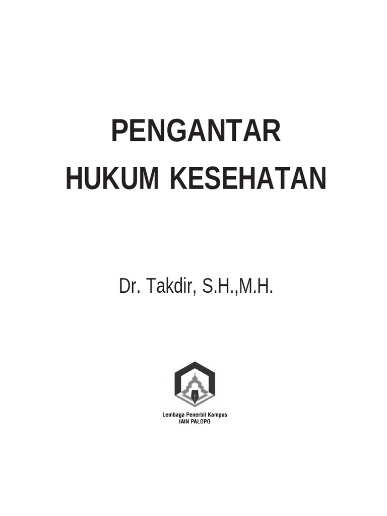 Layout - Pengantar Hukum Kesehatan | PDF | Ilmu Sosial