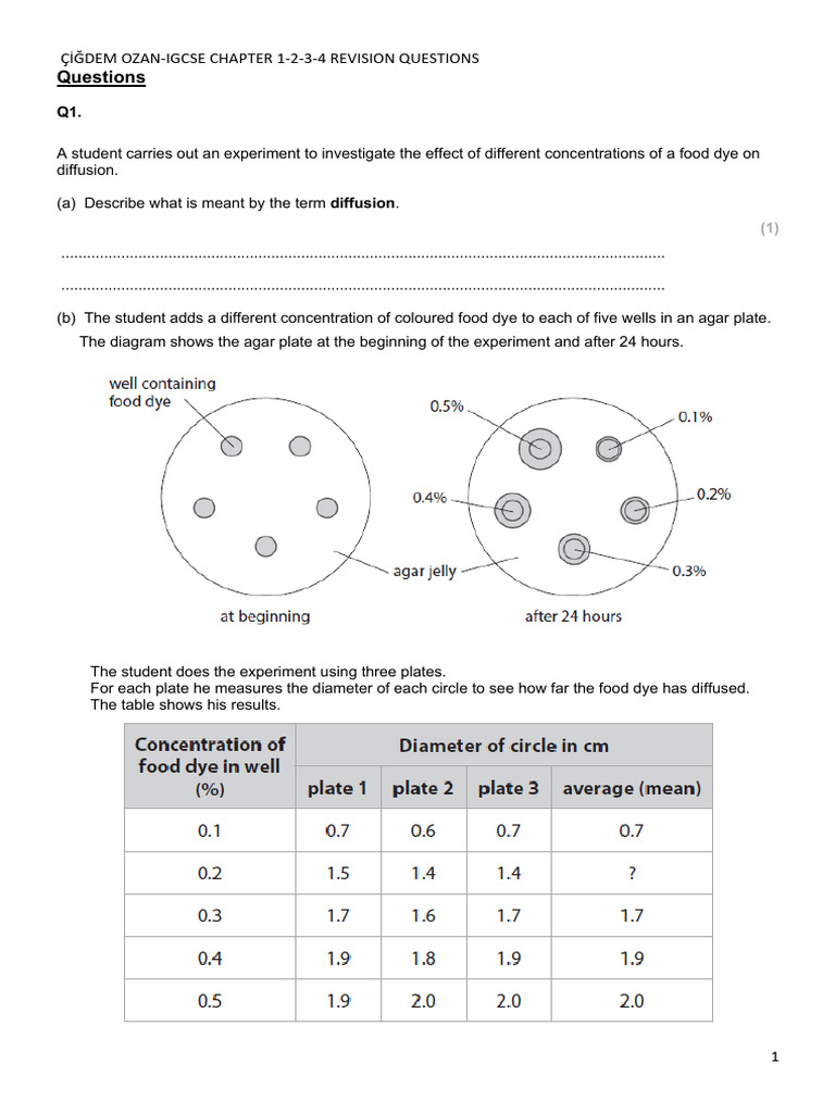 Igcse Chapter 6 7 8 Quiz | PDF | Chronic Obstructive Pulmonary Disease ...