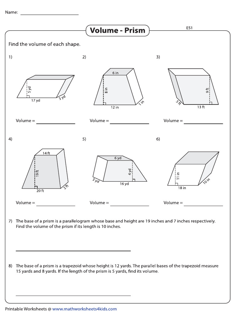 Volume Triangle and Parallelogram | PDF