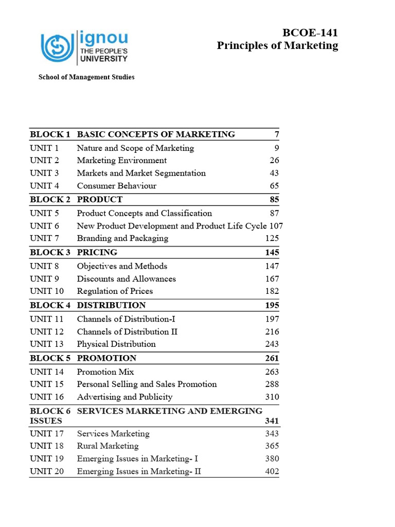 Block 1 | PDF | Marketing | Pricing