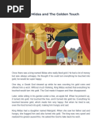 King Midas and His Golden Touch | PDF