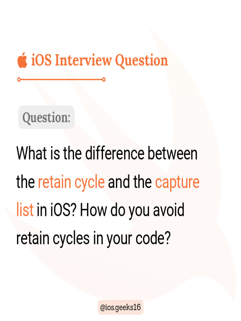 Retain Cycle Vs Capture List 1688896292 | PDF | Scope (Computer Science) | Computing