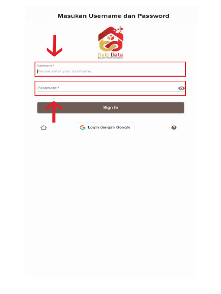 Tutorial Pengisian Bale Data Prov Jabar | PDF